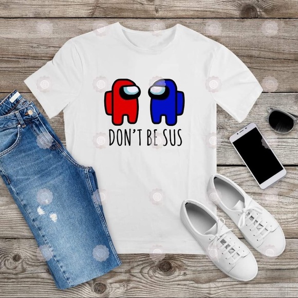Tops | Among Us Tee Shirt Dont Be Sus Crew Mate Imposter | Poshmark